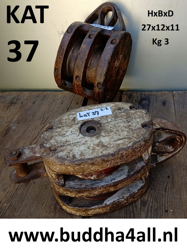 oud hijsblok kat 37 - Buddha4all - Thijs Noldus Art of Nature
